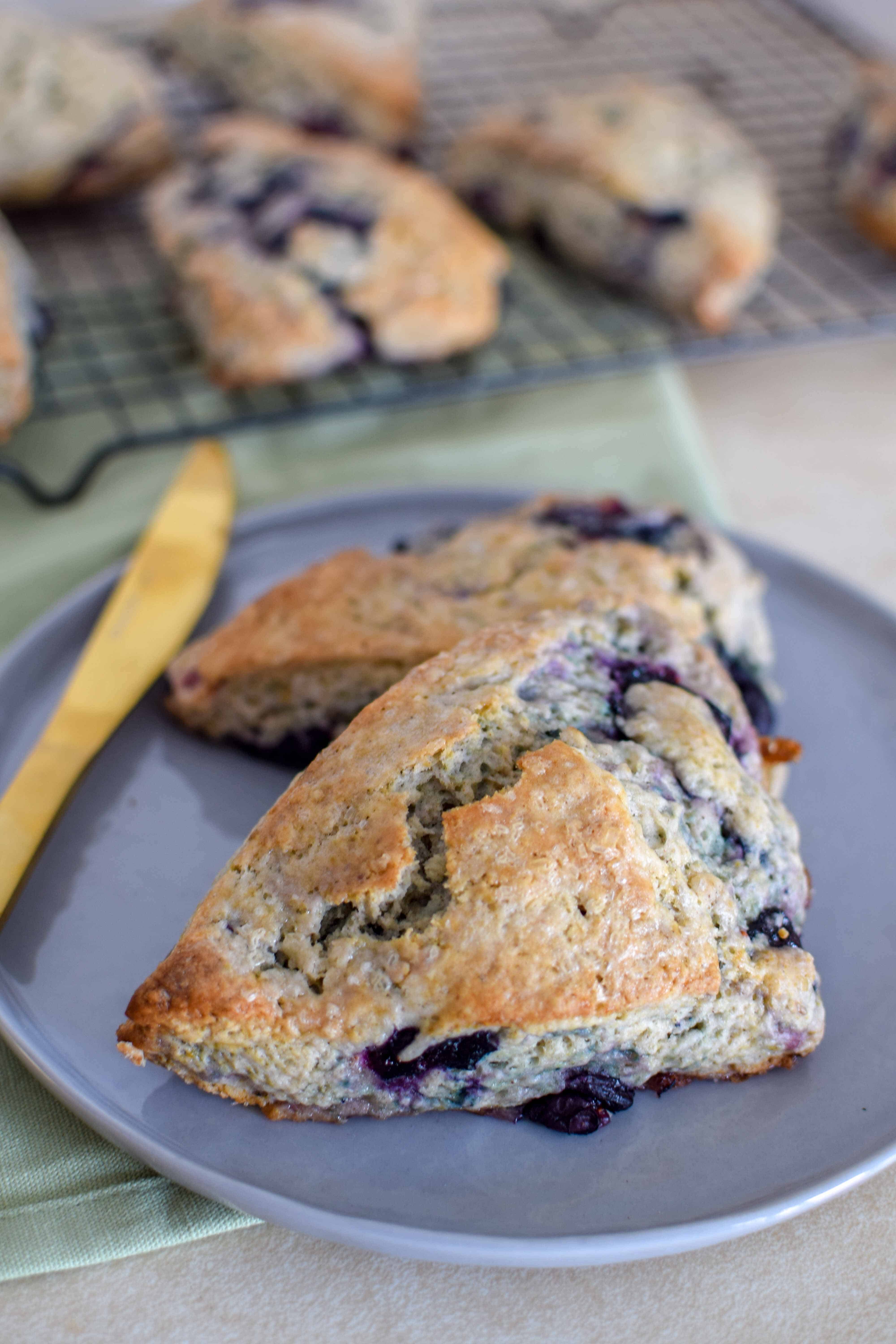 Delightful Bakery Style Blueberry Scones Recipe