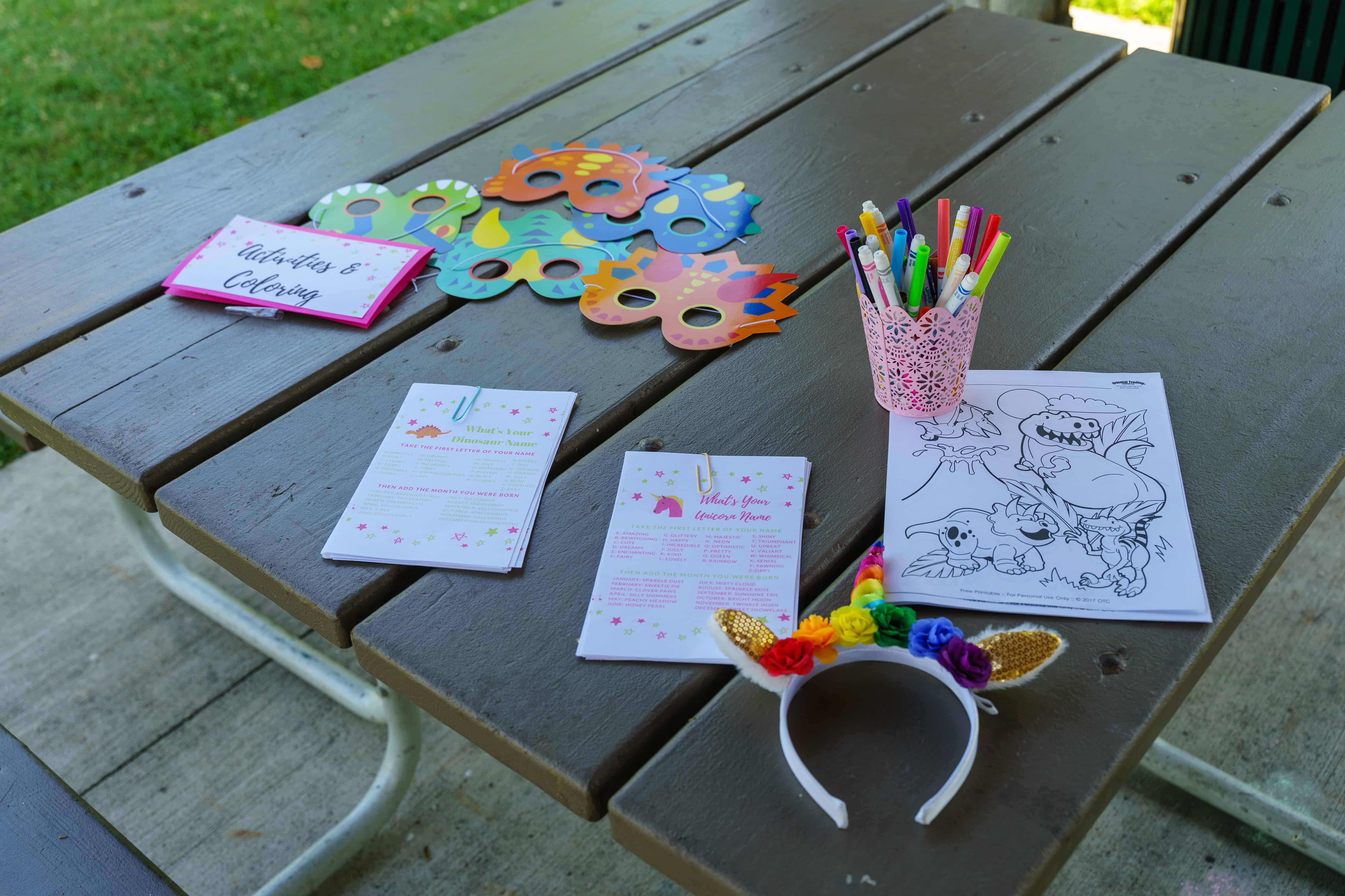 The Ultimate Dinosaur And Unicorn Themed Birthday Party