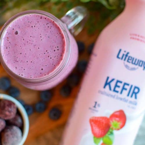Luscious Cherry Berry Kefir Smoothie Recipe