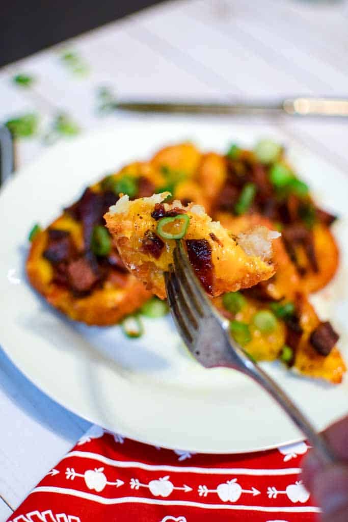 These Hash Brown Potato Skins are the perfect Super Bowl recipe!
